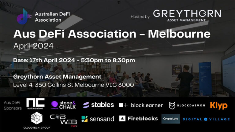 Australian DeFi Association Melbourne Meetup » Crypto Events
