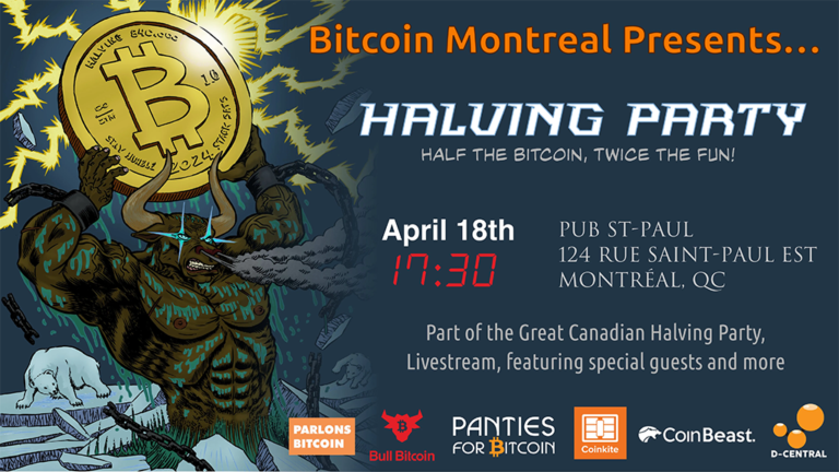Bitcoin Montreal – Halving Party! » Crypto Events