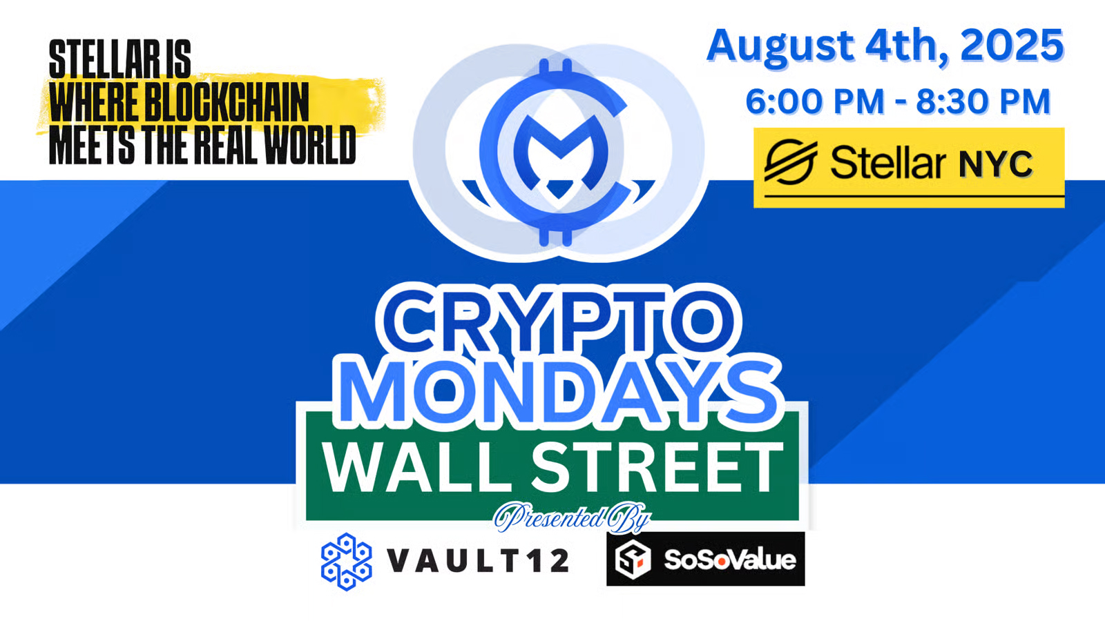 CryptoMonday NYC Women of Wall Street @ Stellar Development Foundation HQ » Crypto Events