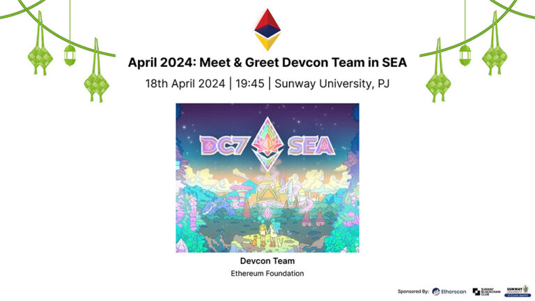 Ethereum Malaysia – Meet & Greet: Devcon Team in SEA » Crypto Events