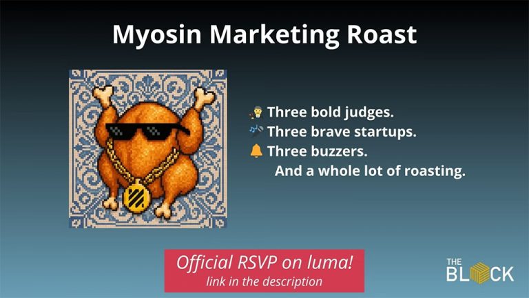 Myosin Marketing Roast @ The Block Lisboa » Crypto Events