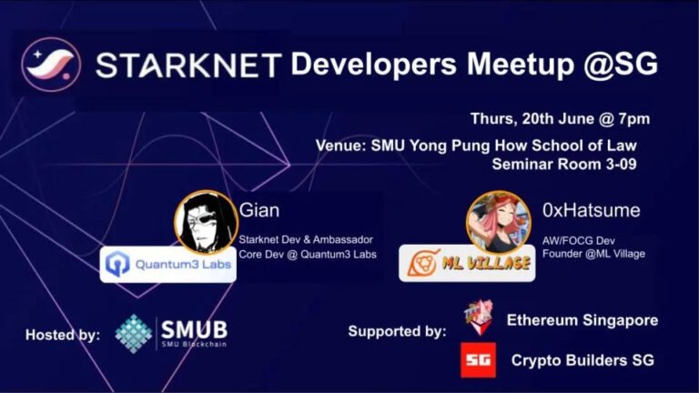 Starknet Devs Meetup in SG June 2024 » Crypto Events