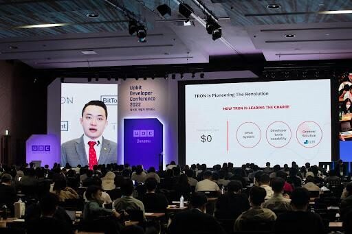 Justin Sun Speaks At Udc Tron Ecosystem Leads The Way To Web3 Crypto Events